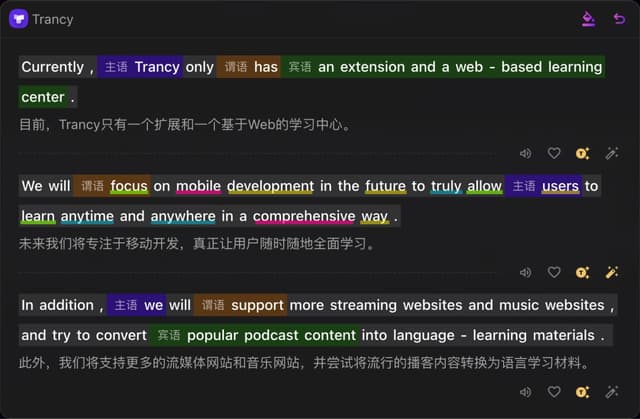 Trancy - YouTube AI Bilingual Subtitles & Language Reactor Pro