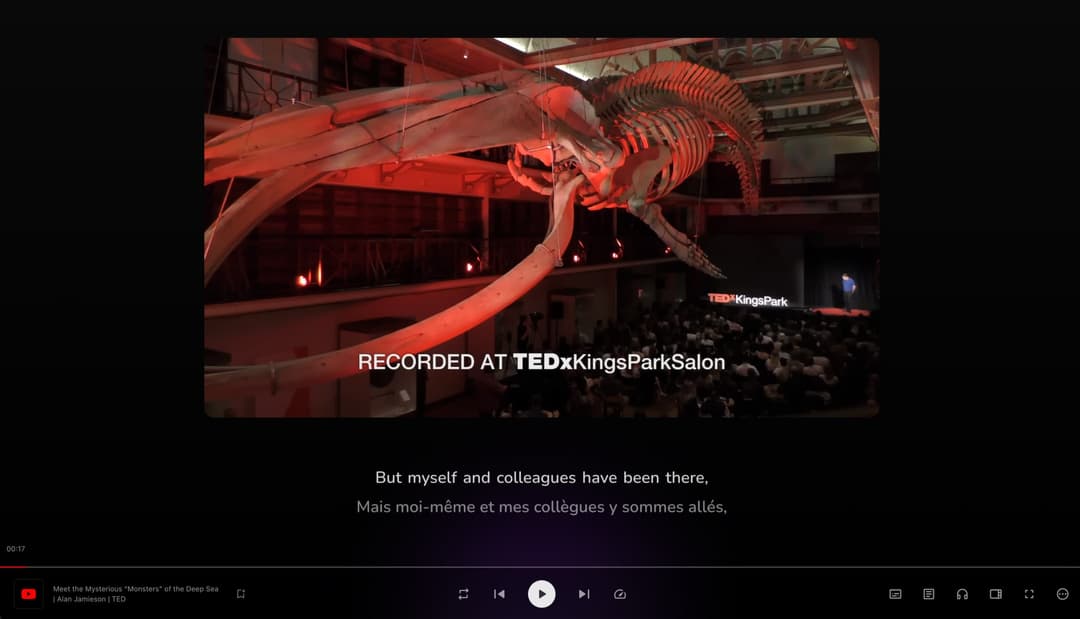 Trancy - YouTube AI Bilingual Subtitles & Language Reactor Pro