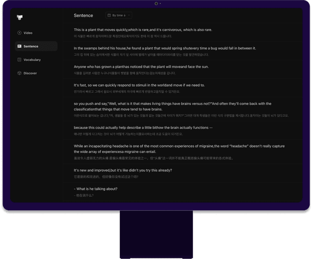 Trancy - YouTube AI Phụ đề song ngữ & Trình dịch ngôn ngữ Pro
